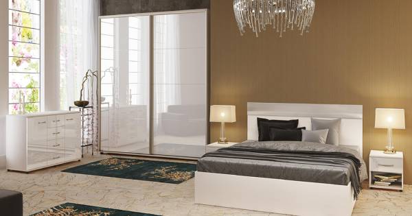 Спален комплект Бианка 2 - Топ Цени | Мебели Онлайн Orhideamebel.com